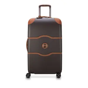Vegan Leather Trimmed Carry-on Luggage