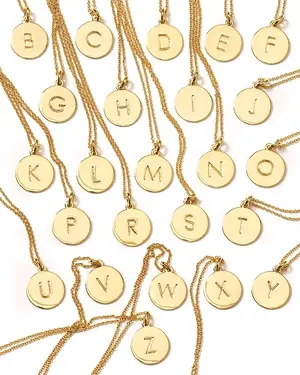 Initial Charm Necklaces