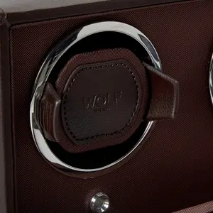 Wolf Cub Double Watch Winder With Cover