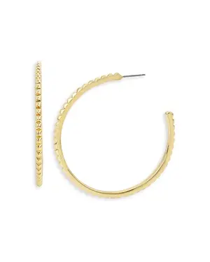 ALLSAINTS Studded Hoop Earrings - Gold