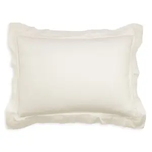 Frette Essentials Doppio Ajour King Sham - Milk