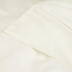 Frette Essentials Doppio Ajour Duvet, King - Milk