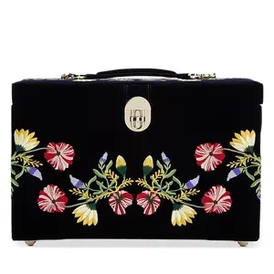 Wolf Zoe Large Jewelry Box - Indigo