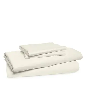 Frette Essentials Doppio Ajour 4 Piece Queen Sheet Set - Milk