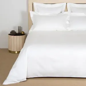 Frette Essentials Doppio Ajour 4 Piece Queen Sheet Set - White