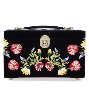 Wolf Zoe Medium Jewelry Box - Indigo