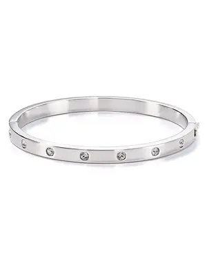 Kate Spade New York Stone Hinge Bangle - Silver
