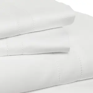 Frette Essentials Doppio Ajour King Sheet Set - White