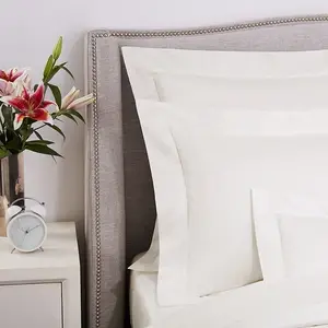 Frette Grace King Pillowcase, Pair - Milk