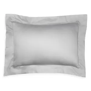 Frette Single Ajour Standard Sham - Gray Cliff