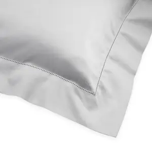 Frette Single Ajour Standard Sham - Gray Cliff