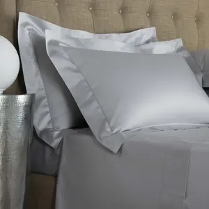 Frette Single Ajour Standard Sham - Gray Cliff