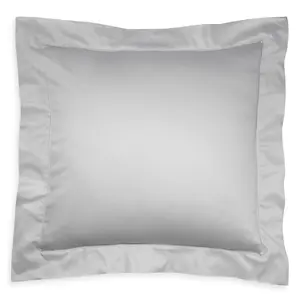Frette Single Ajour Euro Sham - Gray Cliff