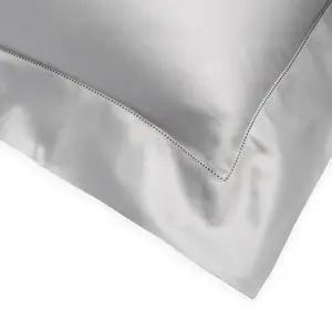Frette Single Ajour Euro Sham - Gray Cliff