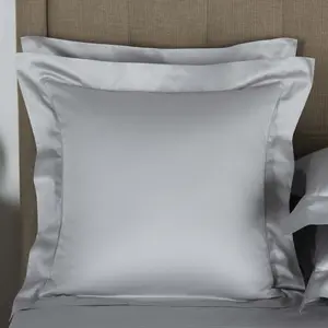 Frette Single Ajour Euro Sham - Gray Cliff