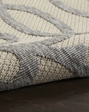 NOURISON HOME Cozumel Czm04 Area Rug, 4' X 6 - Cream Grey