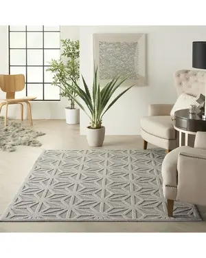 NOURISON HOME Cozumel Czm01 Area Rug, 4' X 6