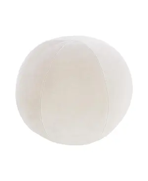 SURYA Bola Decorative Pillow, 12l X 12w Ivory