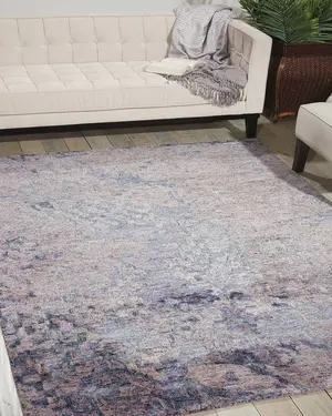 NOURISON HOME Gemstone Gem05 Area Rug, 3'9 X 5'9 - Sapphire