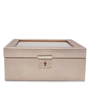 Wolf Palermo 6 Piece Watch Box Rose Gold