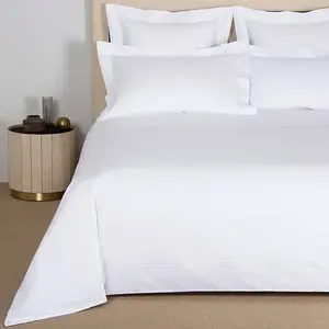 Frette Triplo Popeline Duvet Cover, King - White/milk