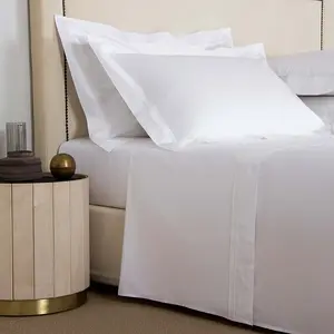 Frette Triplo Popeline Sheet Set, Cal King - White/milk