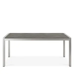 MODWAY Shore Outdoor Patio Aluminum Dining Table