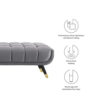 MODWAY Adept Performance Velvet Bench