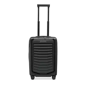 Porsche Design Bric's Roadster Expandable Hardside Spinner Suitcase, 21 - Matte Black