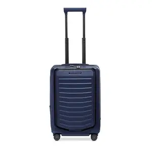 Porsche Design Bric's Roadster Expandable Hardside Spinner Suitcase, 21 - Matte Blue
