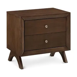 MODWAY Providence Nightstand Or End Table - Cappuccino