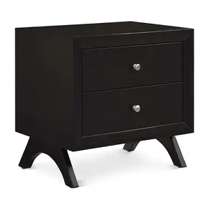 MODWAY Providence Nightstand Or End Table - Walnut