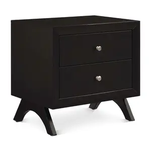 MODWAY Providence Nightstand Or End Table - Walnut