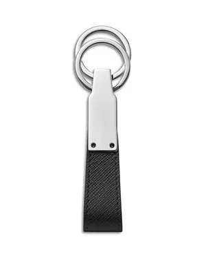 Montblanc Sartorial Leather Key Fob - Black
