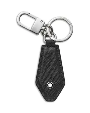 Montblanc Sartorial Leather Diamond Shape Key Fob - Black