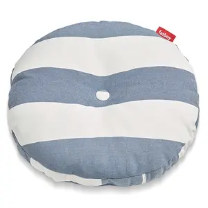 FATBOY Circle Pillow - Stripe Ocean Blue