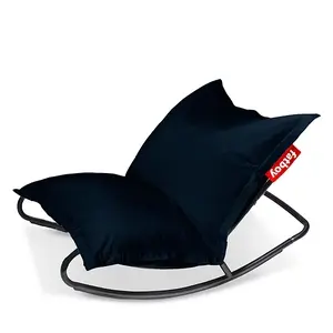 FATBOY Original Slim Outdoor Bean Bag & Rock 'n Roll Bundle - Dark Ocean