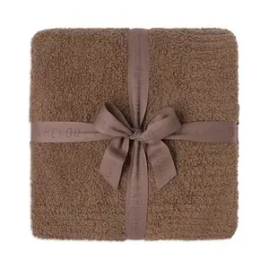 Barefoot Dreams Cozychic Throw - Chestnut
