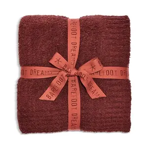 Barefoot Dreams Cozychic Throw - Deep Aubergine - Exclusive