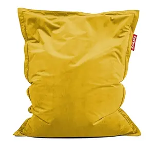 FATBOY Slim Velvet Bean Bag Chair Gold Honey