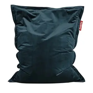 FATBOY Slim Velvet Bean Bag Chair - Petrol