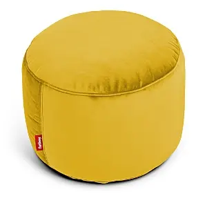 FATBOY Point Velvet Pouf Ottoman Gold Honey