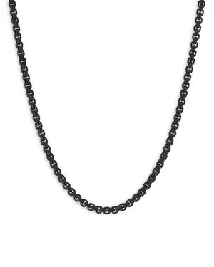 David Yurman 14k Yellow Gold And Acrylic Necklace - Black