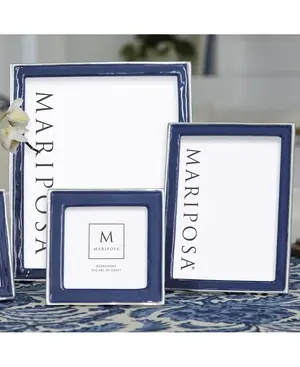 MARIPOSA Signature 4 X 6 Frame - Blue
