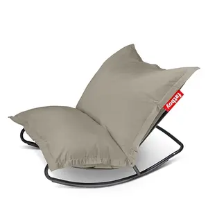 FATBOY Original Outdoor Bean Bag & Rock 'n Roll Bundle - Gray Taupe