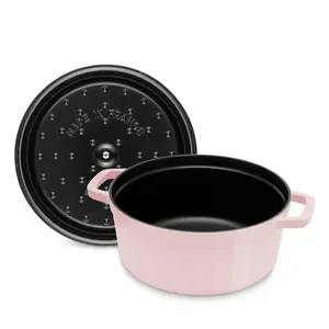 STAUB Round Cocotte, 4 Quart - Peony