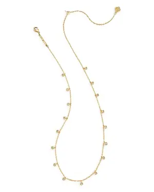 Kendra Scott Amelia Fringe Chain Necklace - Gold Metal