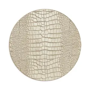 KIM SEYBERT Croco Placemat - Gold