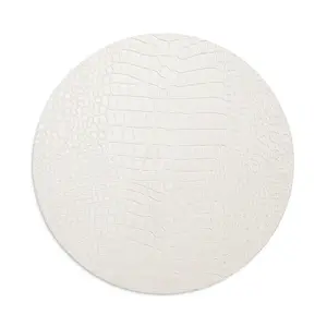 KIM SEYBERT Croco Placemat - White