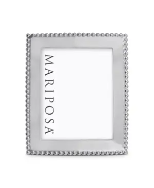 MARIPOSA Pearled Frame, 8 X 10